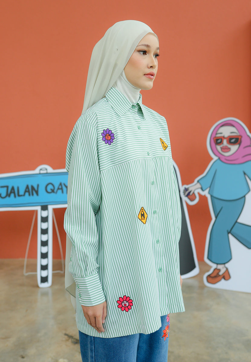 Papan Tanda Top (Pastel Green) – QAYSAA